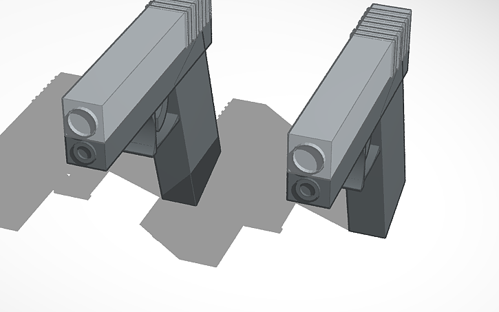 3D design Glock 19 - Tinkercad