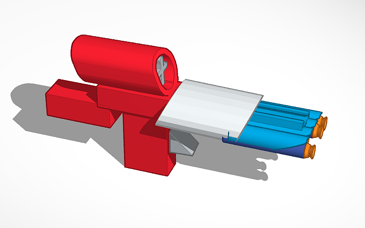 3D design Nerf gun | Tinkercad