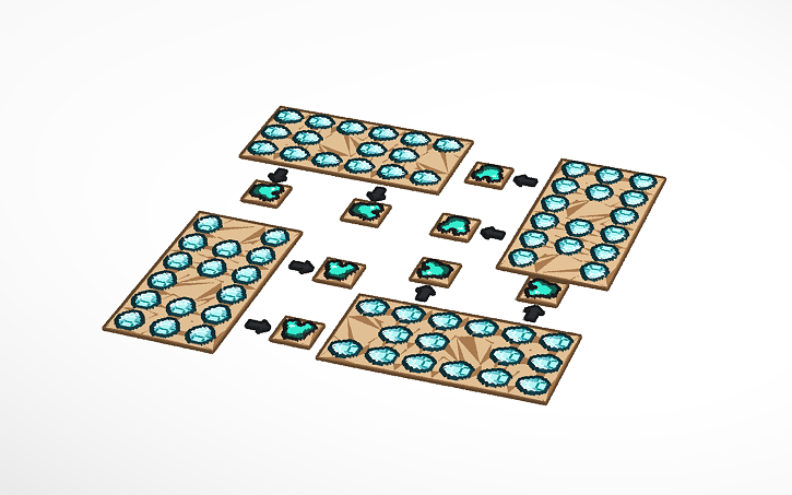 3D design Diamond Chestplate - Tinkercad