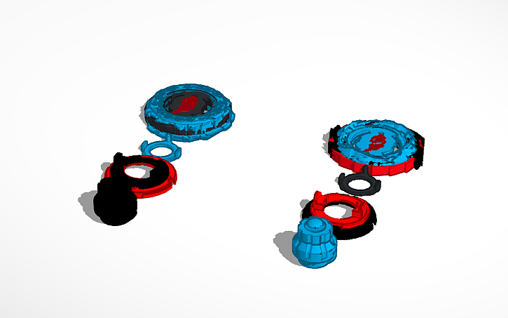 3D design (twin dragon set) ancient dragon and boulder dragon | Tinkercad
