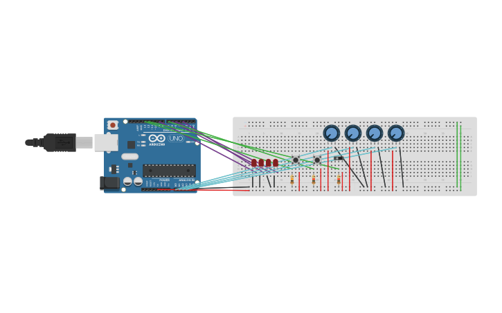 Circuit design Jesse Jacobsen arrays lecture 4 | Tinkercad