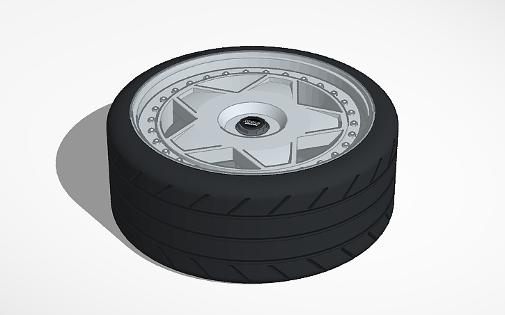3D design Classic Ferrari Wheels - Tinkercad