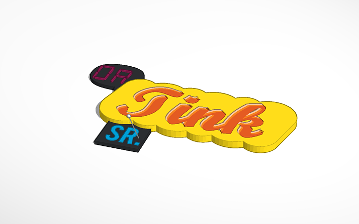 3D design Dr/Sr. Tink Logo | Tinkercad