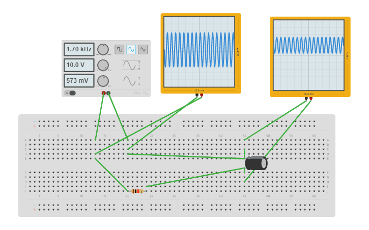Circuit design LPF 張先生學習歷程用 | Tinkercad