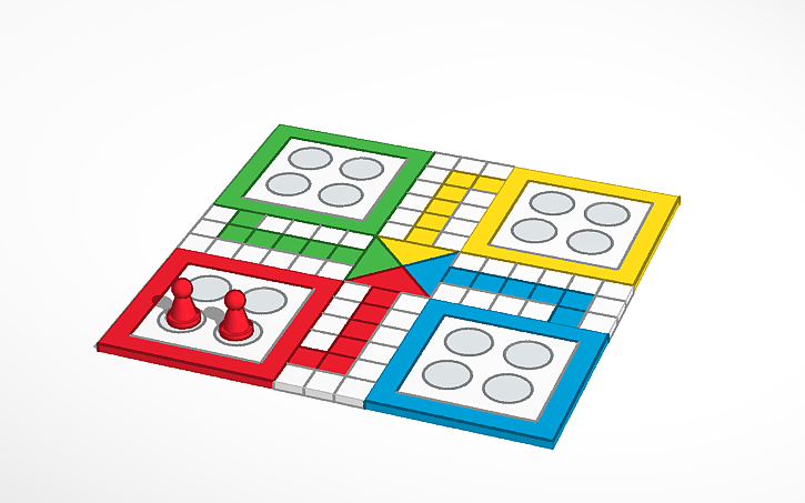 3D design Ludo - Tinkercad