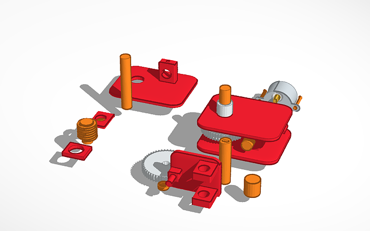 3d Design Copy Of Worm Drive Tinkercad