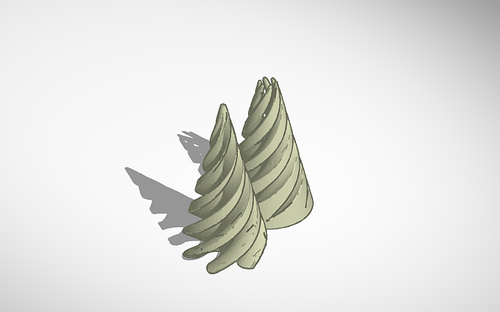 3D design spiral fidget cone 3d print - Tinkercad
