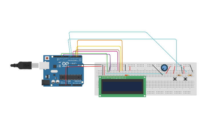 Circuit design Binary Clock - Tinkercad Circuit design Binary Clock - Tinkercad