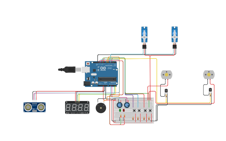 Circuit design Smart Table (Final project) - Tinkercad