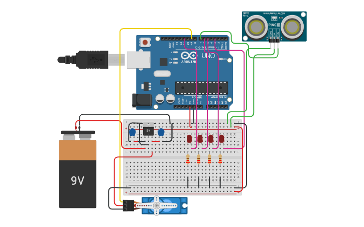 Circuit design Embed Lec Activity#5 - Tinkercad