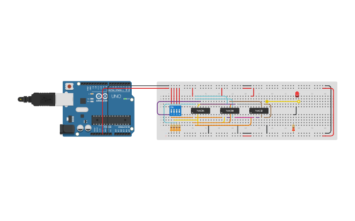 Circuit design 1 - Tinkercad