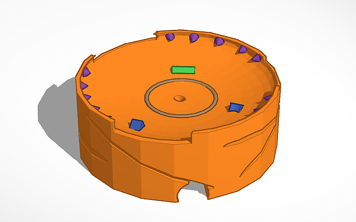 3D design Beyblade stadium - Tinkercad