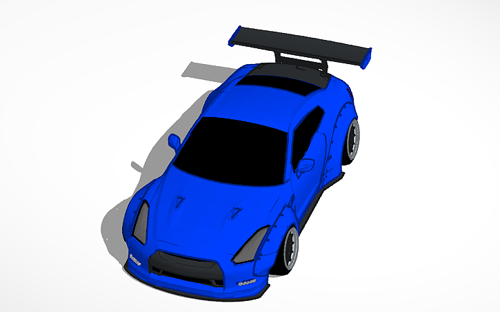 3D design LB Works Nissan GT-R R35 - Tinkercad