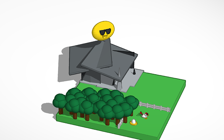 3D design Landscape - Tinkercad