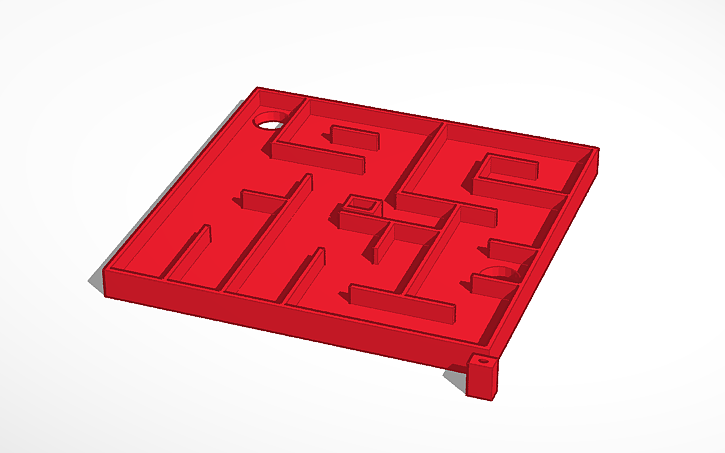3D design Maze - Tinkercad