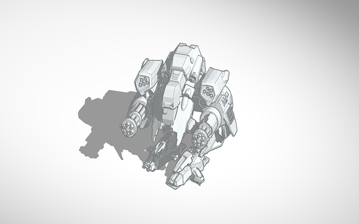 3D design Mech Suit - Tinkercad