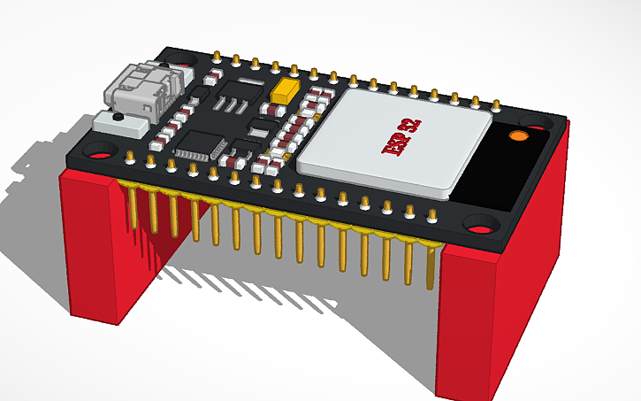 3D design esp32 30 pin - Tinkercad
