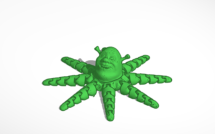 3D design shrektopus - Tinkercad