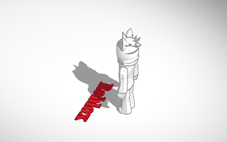 3D design Roblox Character - Tinkercad