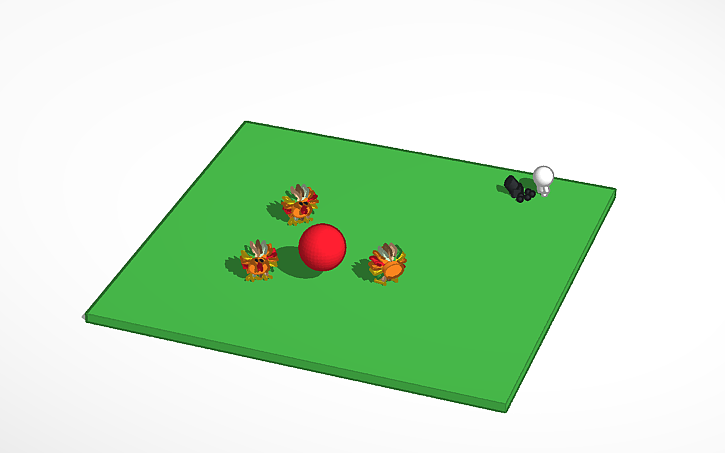 3D design Turkey hunt - Tinkercad