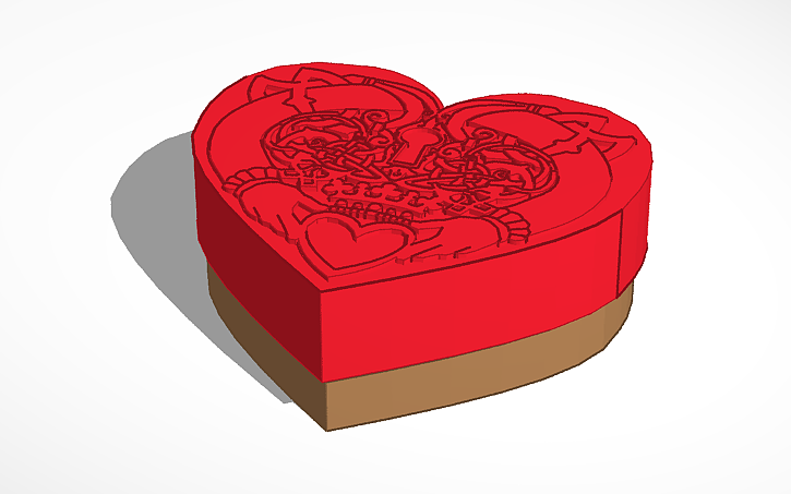 3D design Celtic Valentines Gift Box | Tinkercad