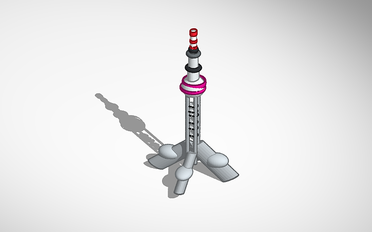 3D design Skyscraper Project - Tinkercad