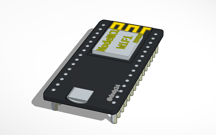 3D design Copy of NodeMCU | Tinkercad