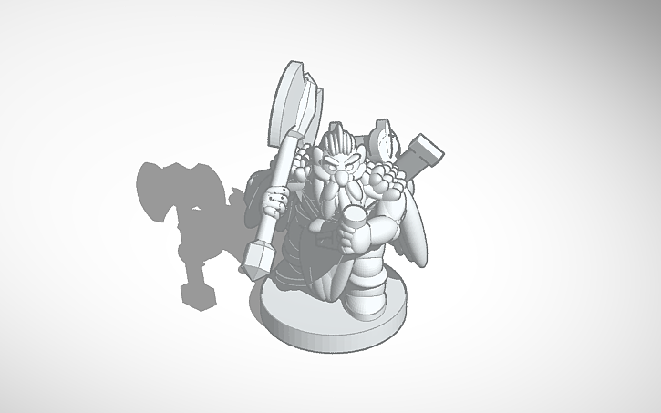 3d Design Dwarf Tinkercad