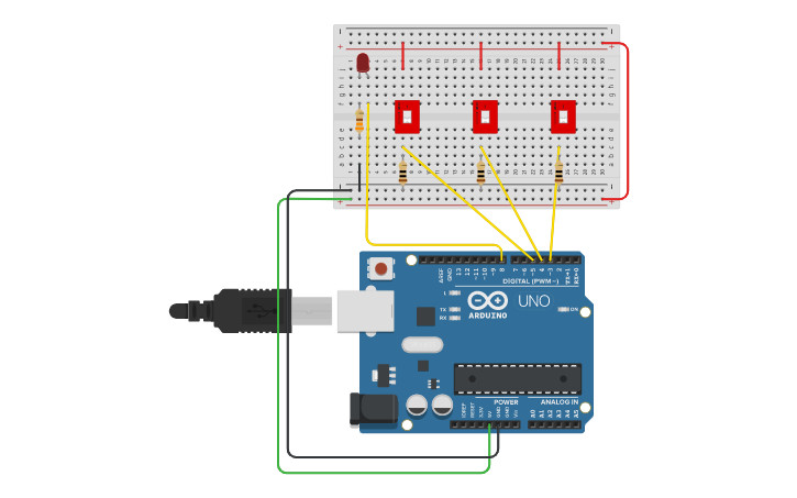 Circuit design Atividade 03 | Tinkercad