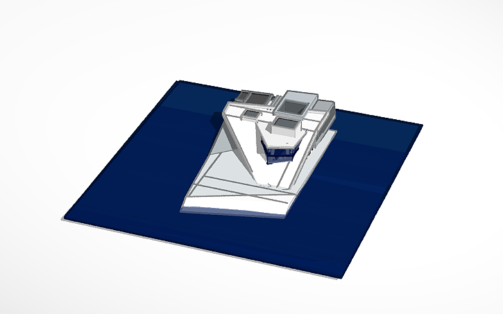 3D design Oslo Opera House - Tinkercad