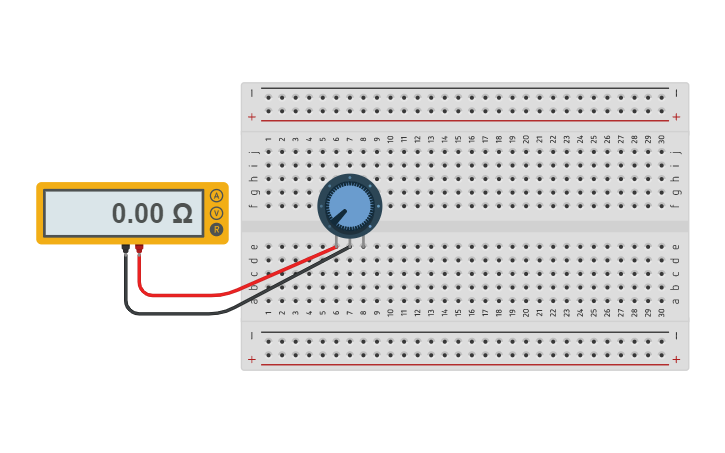 Circuit Design Testing The Potentiometer Tinkercad