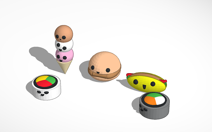 3D design Copy of Food contest (Sushi Pals!) | Tinkercad