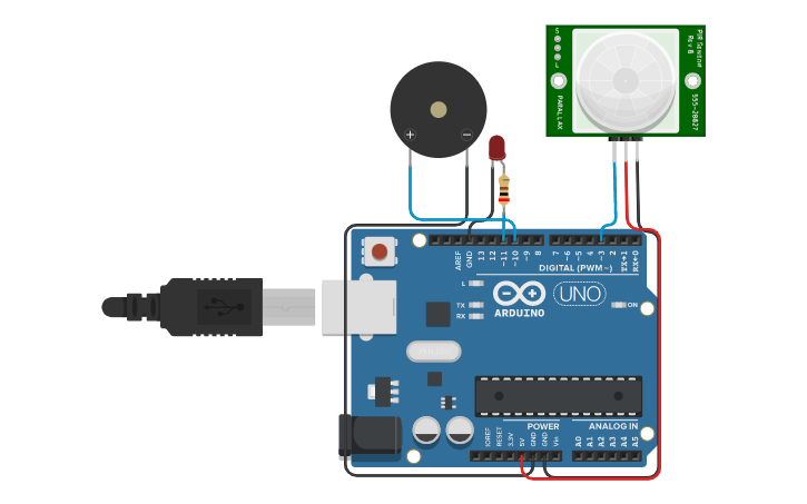 Circuit Design E3 Detecting Motion Infrared Sensors Tinkercad