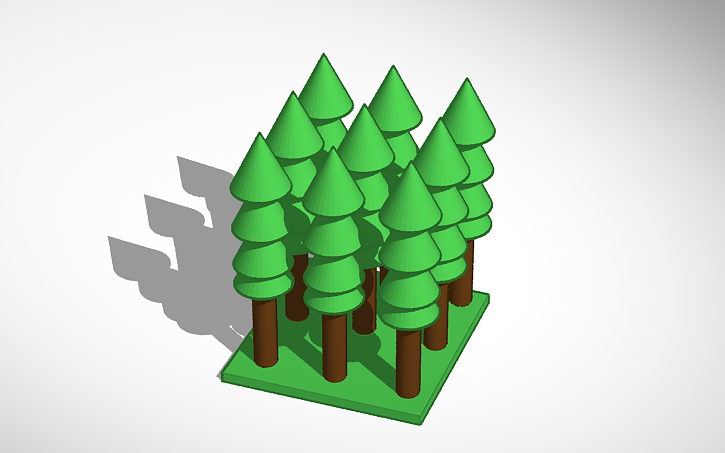 3D design Mini Forests | Tinkercad