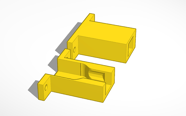 3D design usb holder - Tinkercad