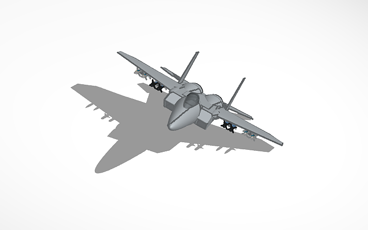 3D design F-15 | Tinkercad