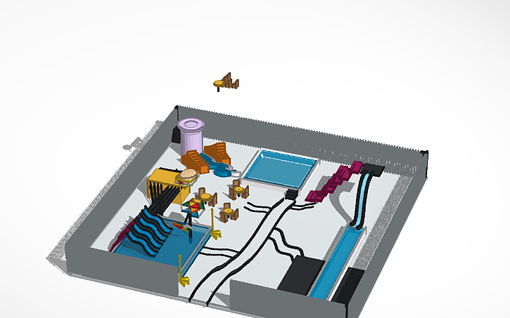 3D design parque acuatico | Tinkercad