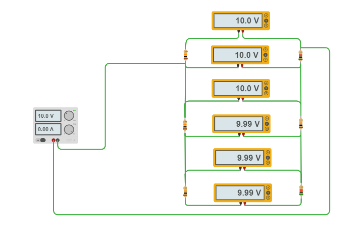 Circuit design Act 09-Para casa Paralelos | Tinkercad