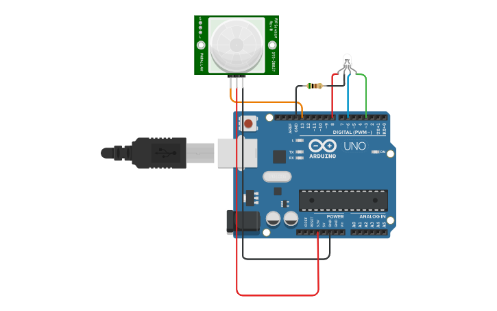 Circuit design BRIAN ARIANTO TANUWIDJAJA XII-9/13 | Tinkercad