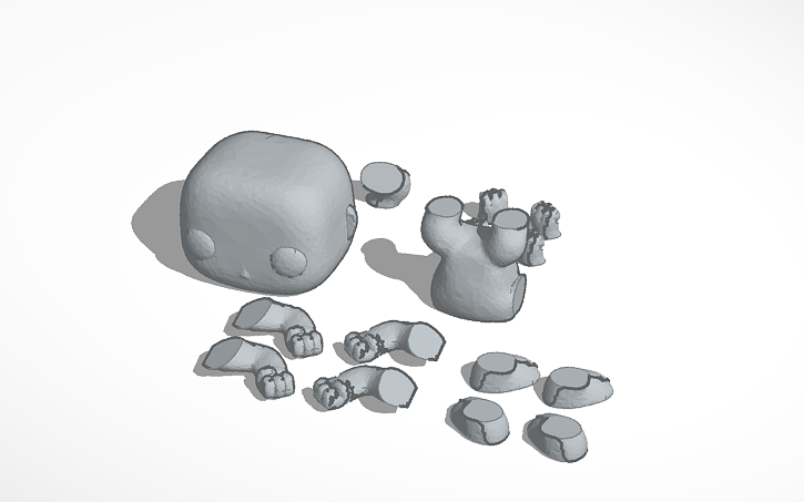 3D design funko Fop base - Tinkercad