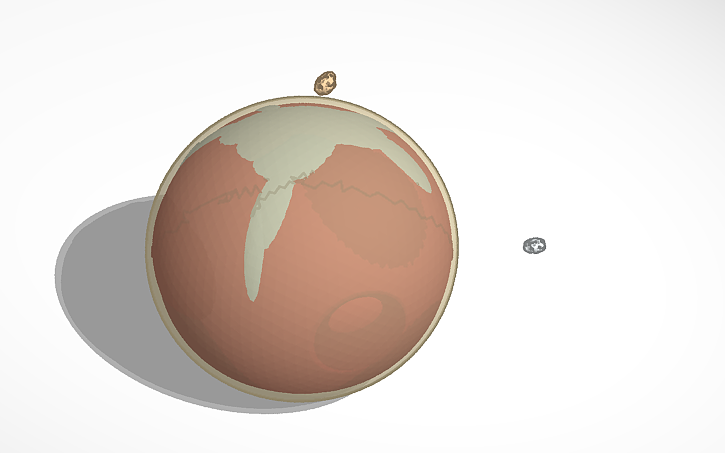 3D design Mars - Tinkercad