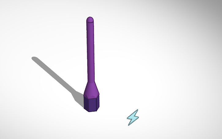 3D design Lightning rod | Tinkercad