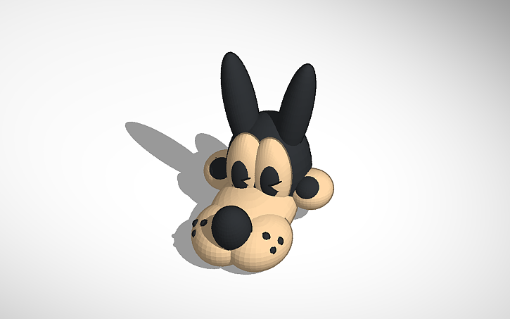 3D design boris the wolf(bendy and the ink machine) - Tinkercad