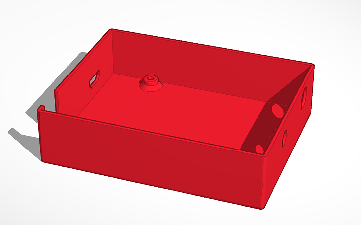 3D design leonardo case - Tinkercad