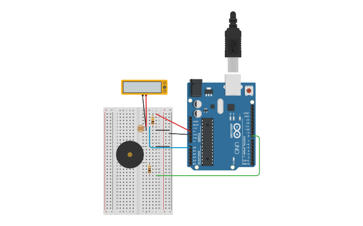 Circuit design Projeto 5 - P2 - Tinkercad