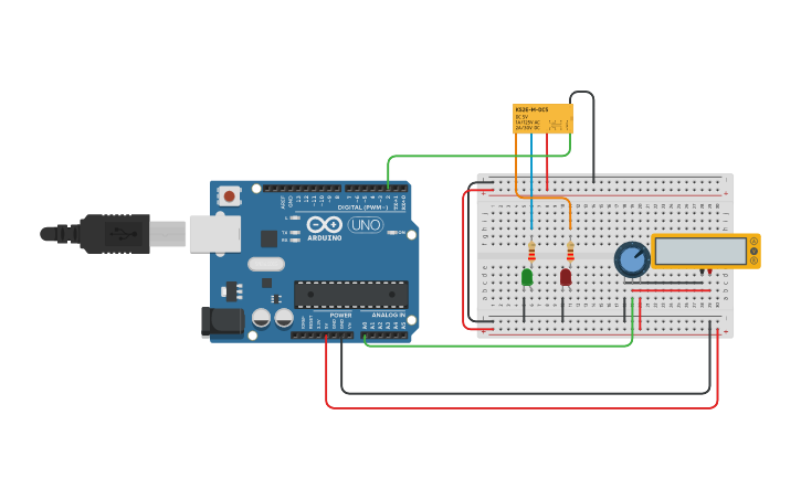 Circuit design Pergola incomplet - Tinkercad