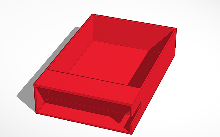 3D design Assault Air Bike storage box - Tinkercad