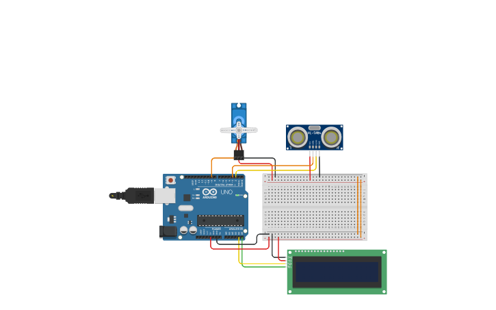 Circuit Design Copy Of I2c Lcd Configuration To Arduino Uno Tinkercad