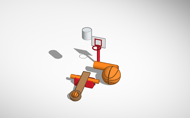 3D design Basketball - Tinkercad