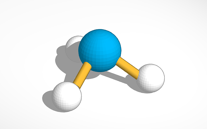3D design Ammonia Model | Tinkercad